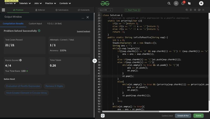 Mohd Saqib on LinkedIn: #100daysofcoding #java #dsa #stack #datastructure Mohd Saqib on LinkedIn: #100daysofcoding #java #dsa #stack #datastructure
