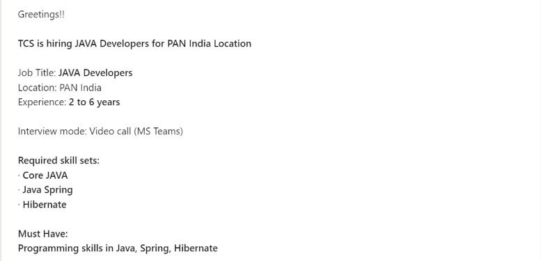 Jones Sathya on LinkedIn: #javadeveloper #javajobs #dailyjobs # ... Jones Sathya on LinkedIn: #javadeveloper #javajobs #dailyjobs # ...