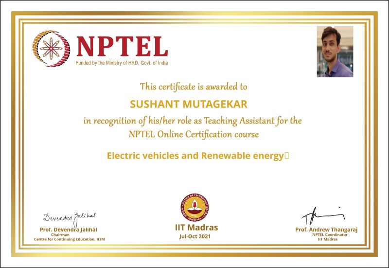 Dr. Sushant Mutagekar on LinkedIn: #nptel #swayam #iitmadras # ... Dr. Sushant Mutagekar on LinkedIn: #nptel #swayam #iitmadras # ...