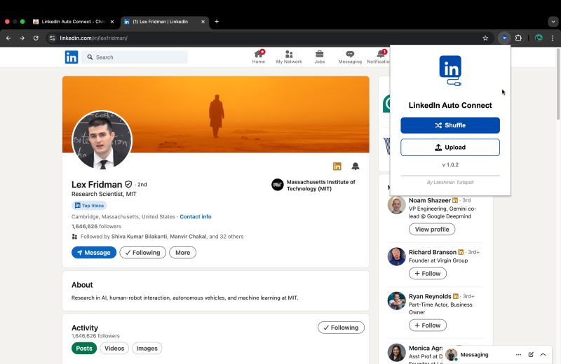 Lakshman Turlapati on LinkedIn: #linkedin #networking #chromeextension ... Lakshman Turlapati on LinkedIn: #linkedin #networking #chromeextension ...