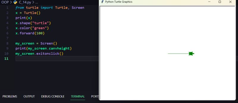 #100daysofcode #pythonturtle #prettytable #visualprogramming… | Satish Raut #100daysofcode #pythonturtle #prettytable #visualprogramming… | Satish Raut