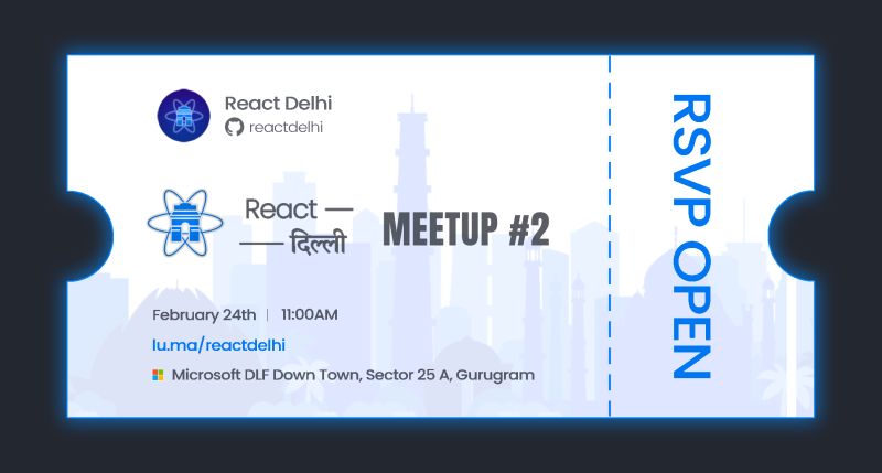 React Delhi on LinkedIn: #reactdelhi #reactjs #reactheroes # ... React Delhi on LinkedIn: #reactdelhi #reactjs #reactheroes # ...
