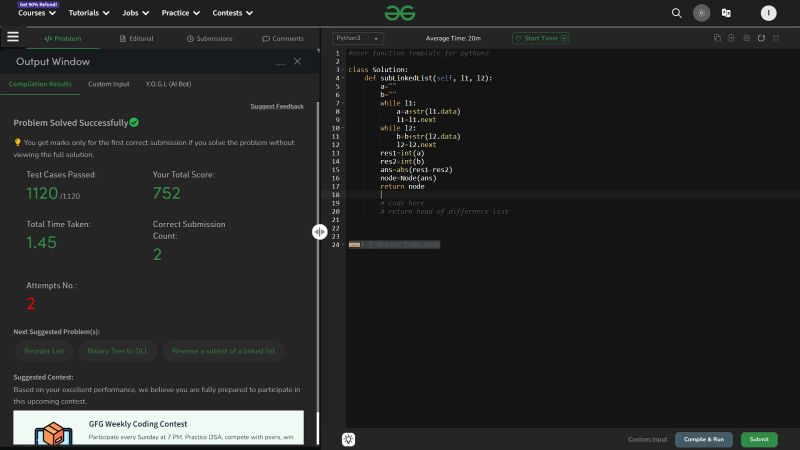 Lalit Negi on LinkedIn: #leetcodechallenge #leetcode #coding #algorithm ... Lalit Negi on LinkedIn: #leetcodechallenge #leetcode #coding #algorithm ...