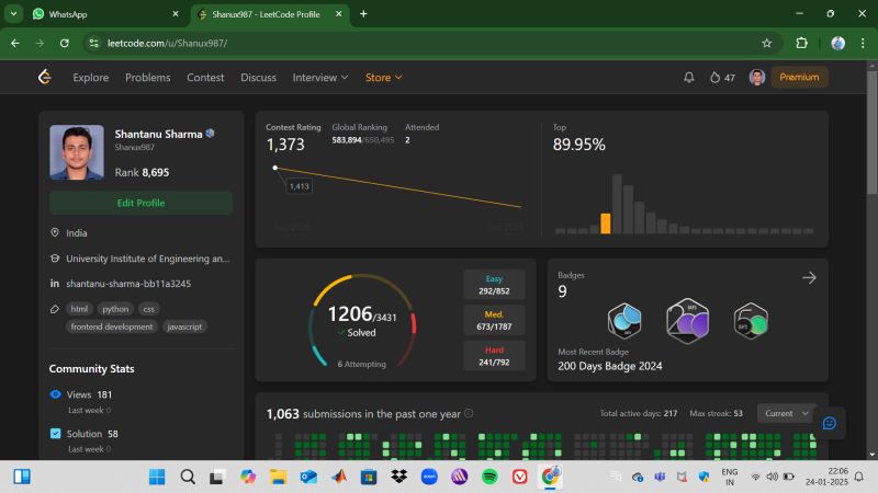 Shantanu Sharma on LinkedIn: #leetcode #codingjourney #problemsolving # ... Shantanu Sharma on LinkedIn: #leetcode #codingjourney #problemsolving # ...