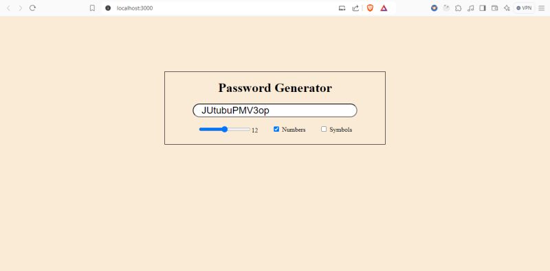 Gaurav Singh Bisht on LinkedIn: #react #reacthooks #passwordgenerator # ... Gaurav Singh Bisht on LinkedIn: #react #reacthooks #passwordgenerator # ...
