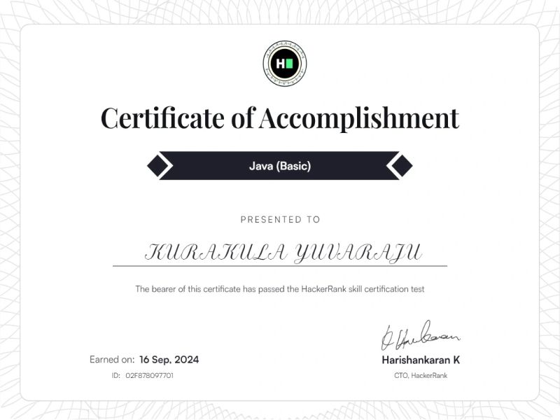 Yuvaraju Kurakula on LinkedIn: #java #programming #certification # ... Yuvaraju Kurakula on LinkedIn: #java #programming #certification # ...