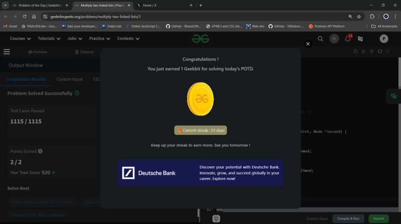 pawan kumar on LinkedIn: #geekstreak2024 #geeksforgeeks #deutschebank # ... pawan kumar on LinkedIn: #geekstreak2024 #geeksforgeeks #deutschebank # ...