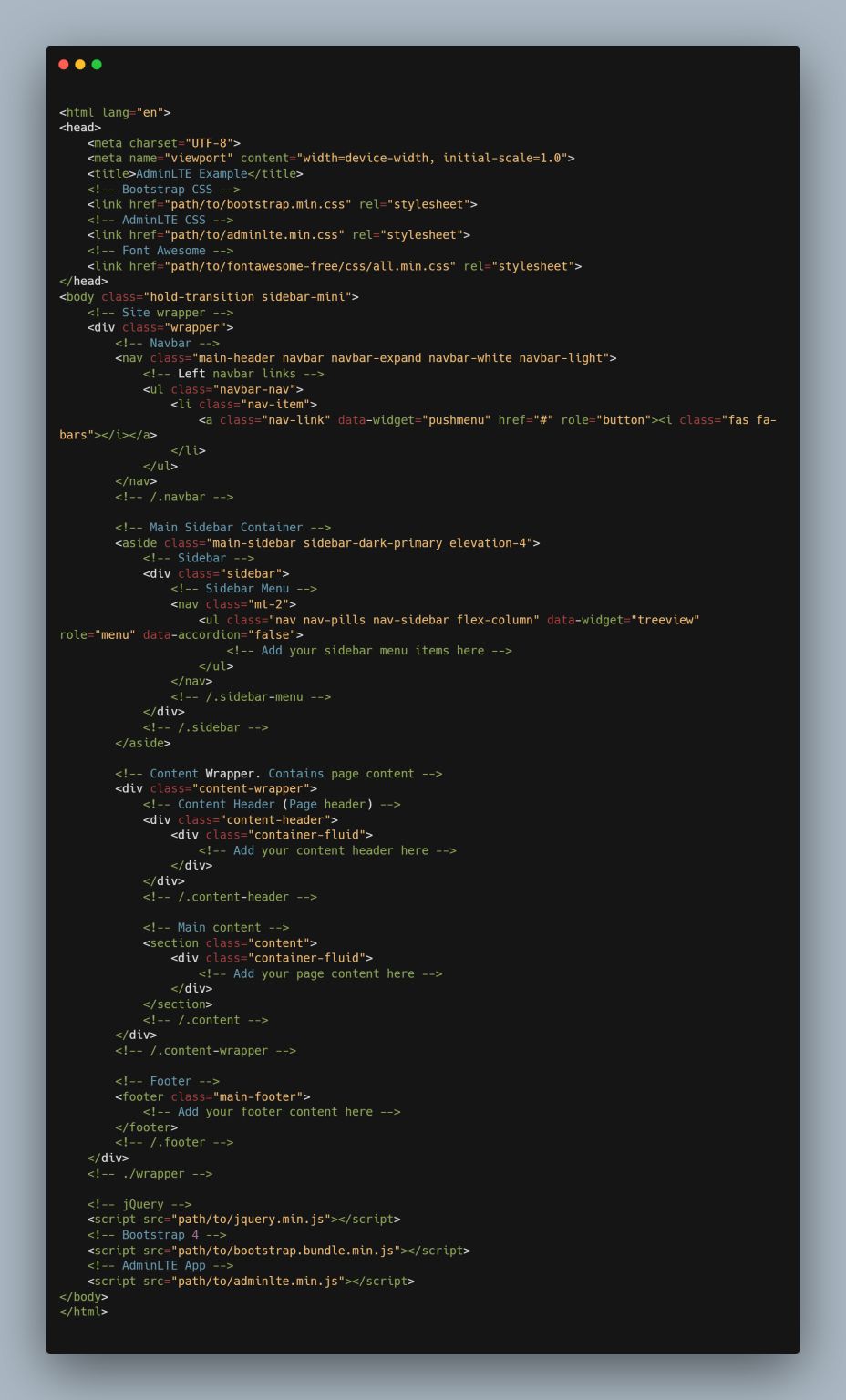 How to use AdminLTE in one HTML page | Karrar mujtaba posted on the ... How to use AdminLTE in one HTML page | Karrar mujtaba posted on the ...