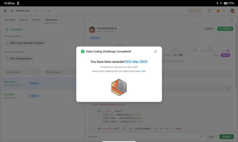 Tamizhveandan D on LinkedIn: #connections #leetcode #dailychallenge # ... Tamizhveandan D on LinkedIn: #connections #leetcode #dailychallenge # ...