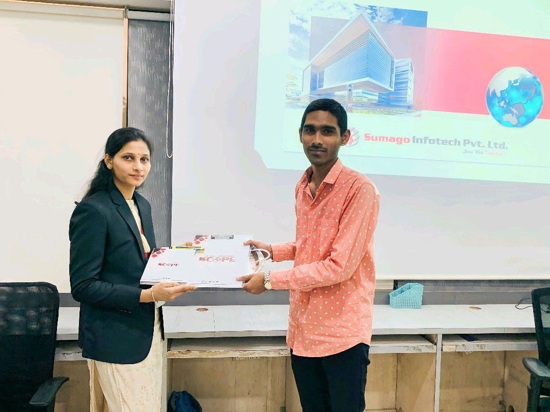Pranav Mahale on LinkedIn: #internship #sumagoinfotech #newbeginnings Pranav Mahale on LinkedIn: #internship #sumagoinfotech #newbeginnings