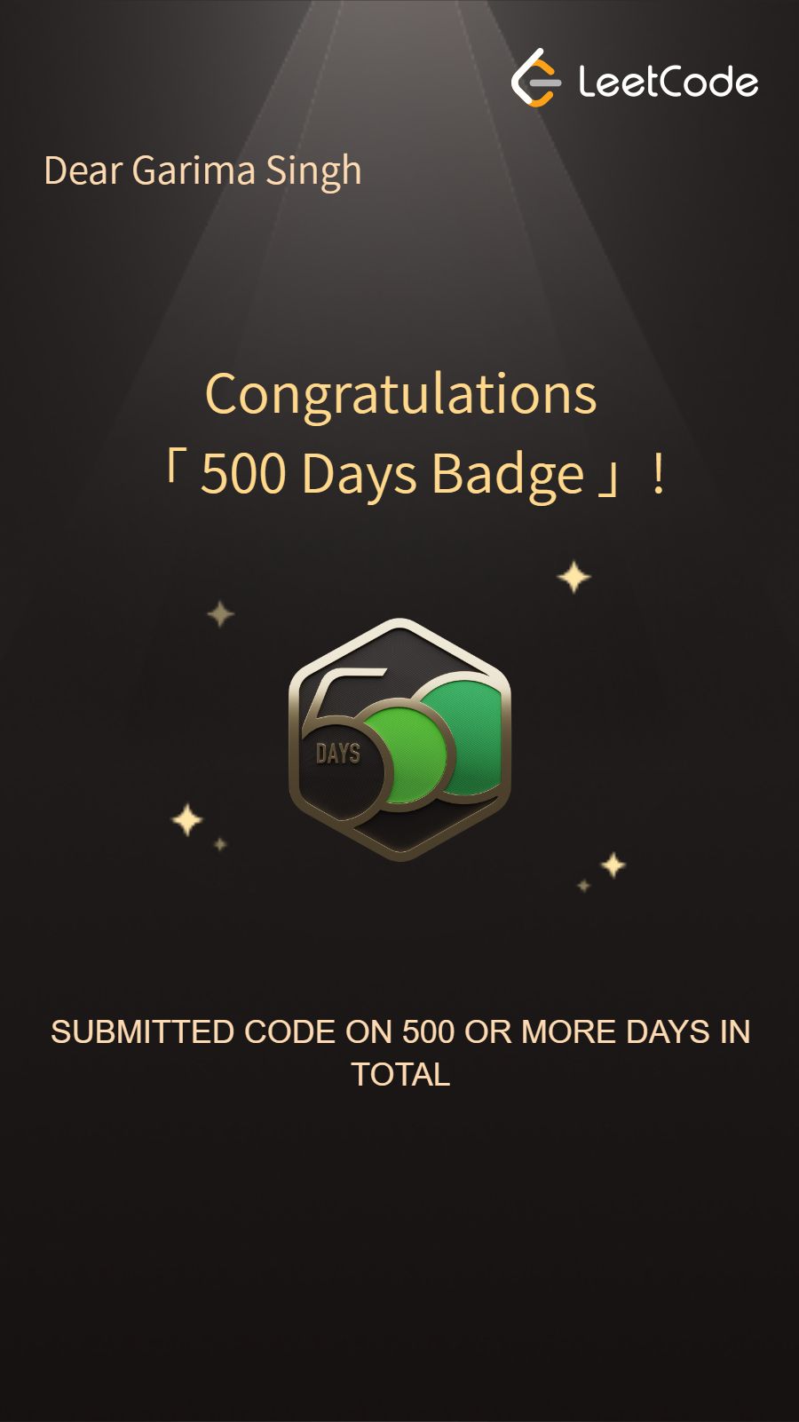 Garima Singh on LinkedIn: #leetcode #codingjourney #consistencywins # ... Garima Singh on LinkedIn: #leetcode #codingjourney #consistencywins # ...