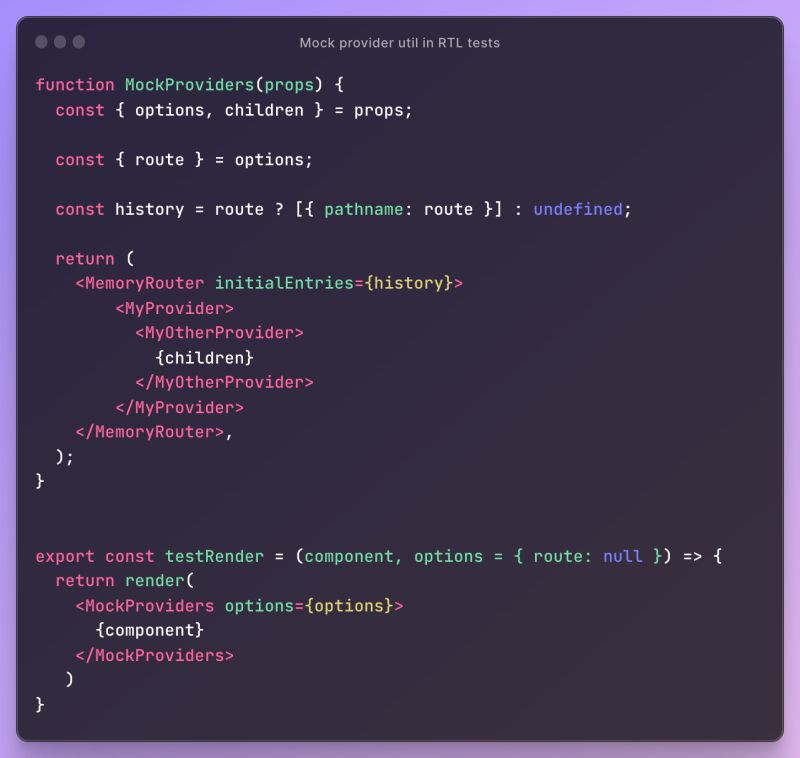 Avindra Fernando on LinkedIn: #react #testing #qaautomation Avindra Fernando on LinkedIn: #react #testing #qaautomation