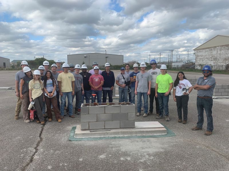 Great Fundamentals Lab class last week, laying CMU! Thanks to Jack ... Great Fundamentals Lab class last week, laying CMU! Thanks to Jack ...