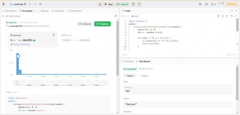 #leetcode75 #leetcode75 #dsa #leetcode #codingchallenge | Sumit Singh ... #leetcode75 #leetcode75 #dsa #leetcode #codingchallenge | Sumit Singh ...