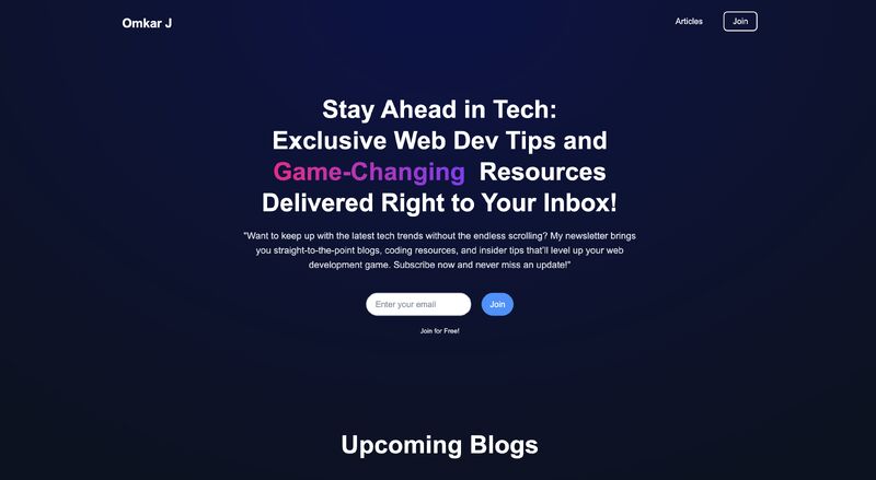 Omkar Jadhav on LinkedIn: #nextjs #tailwindcss #webdevelopment # ... Omkar Jadhav on LinkedIn: #nextjs #tailwindcss #webdevelopment # ...