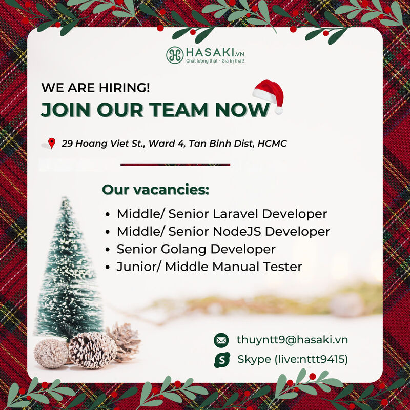 Evelyn Nguyen on LinkedIn: #hasaki #nodejs #nestjs #php #laravel # ... Evelyn Nguyen on LinkedIn: #hasaki #nodejs #nestjs #php #laravel # ...