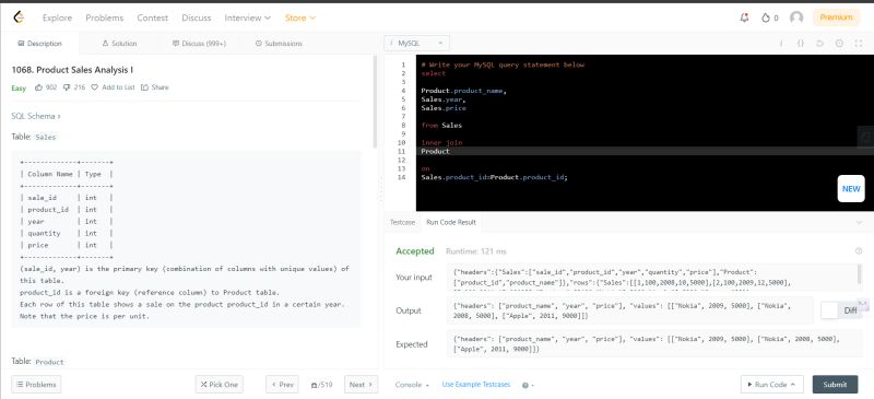 NITHIYA S on LinkedIn: #sql #dataanalysis #leetcode #continuouslearning ... NITHIYA S on LinkedIn: #sql #dataanalysis #leetcode #continuouslearning ...