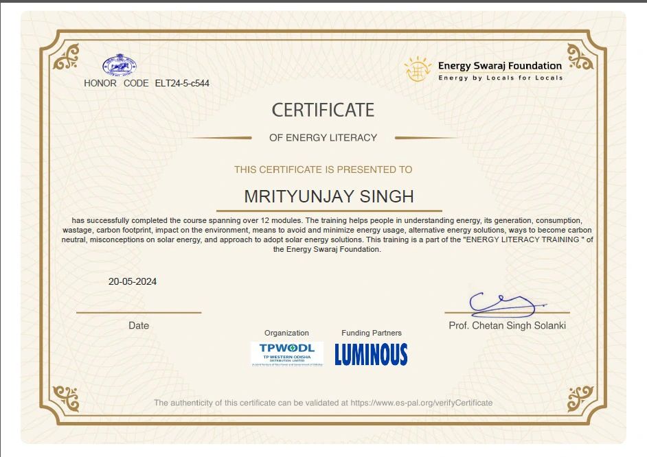 Mrityunjay Singh on LinkedIn: #solarpower #renewableenergy # ... Mrityunjay Singh on LinkedIn: #solarpower #renewableenergy # ...
