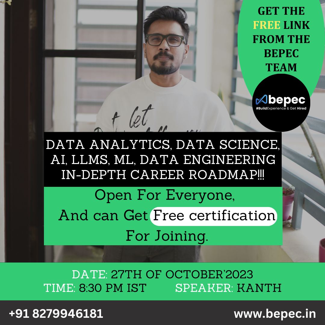 Free Webinar on Data Analytics and ML | BEPEC Solutions posted on the ... Free Webinar on Data Analytics and ML | BEPEC Solutions posted on the ...