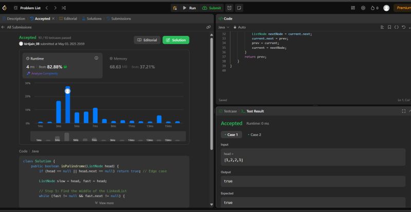 #150daysofcode #leetcode #dsa #linkedlist #codingchallenge #java ... #150daysofcode #leetcode #dsa #linkedlist #codingchallenge #java ...