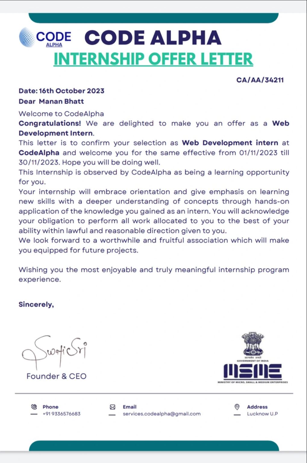 Manan Bhatt on LinkedIn: #codealpha #codealphainternship #webdevelopment Manan Bhatt on LinkedIn: #codealpha #codealphainternship #webdevelopment