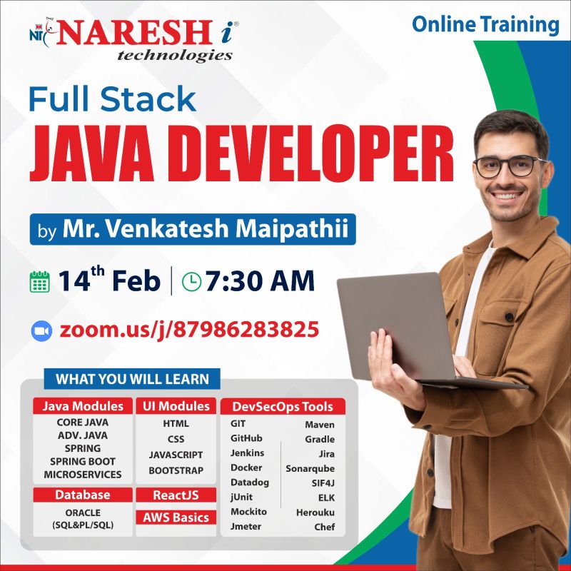 Naresh i Technologies on LinkedIn: #fullstackjava #corejava #java # ... Naresh i Technologies on LinkedIn: #fullstackjava #corejava #java # ...