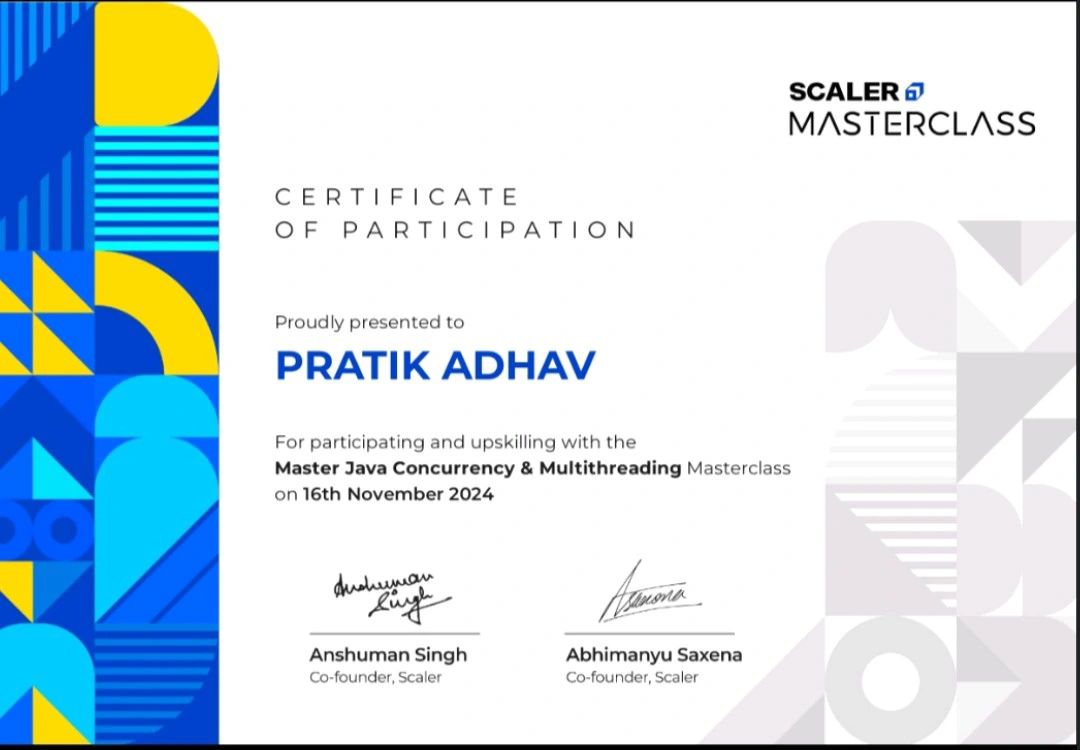 Pratik Adhav on LinkedIn: #java #concurrency #multithreading # ... Pratik Adhav on LinkedIn: #java #concurrency #multithreading # ...