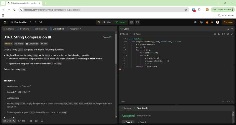 Ishan Mangla on LinkedIn: #leetcode #stringcompression #problemsolving ... Ishan Mangla on LinkedIn: #leetcode #stringcompression #problemsolving ...