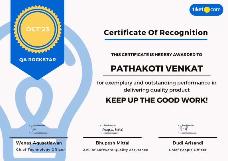 Venkat Pathakoti on LinkedIn: #recognition #culture #happyattiket # ... Venkat Pathakoti on LinkedIn: #recognition #culture #happyattiket # ...