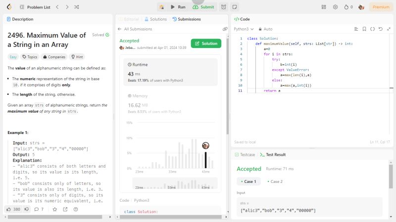 Jebastin Aakash A on LinkedIn: #leetcode #codingworld #startingwithcode ... Jebastin Aakash A on LinkedIn: #leetcode #codingworld #startingwithcode ...