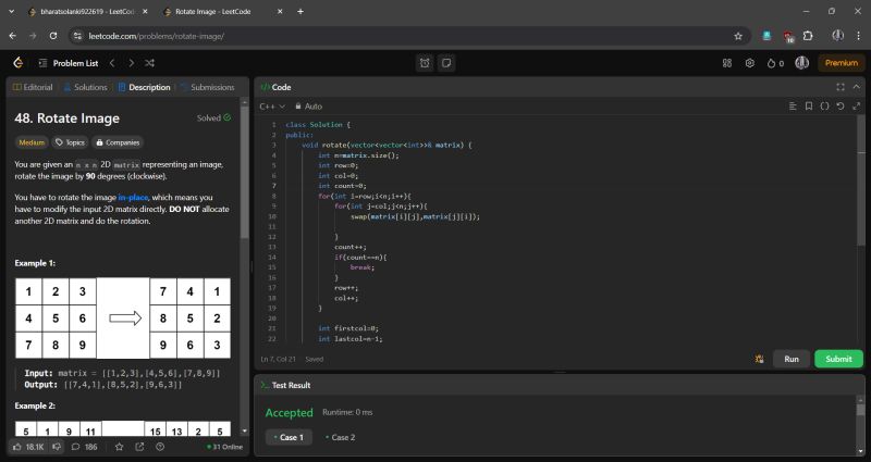 BHARAT SOLANKI on LinkedIn: #codingjourney #leetcode #problemsolving # ... BHARAT SOLANKI on LinkedIn: #codingjourney #leetcode #problemsolving # ...