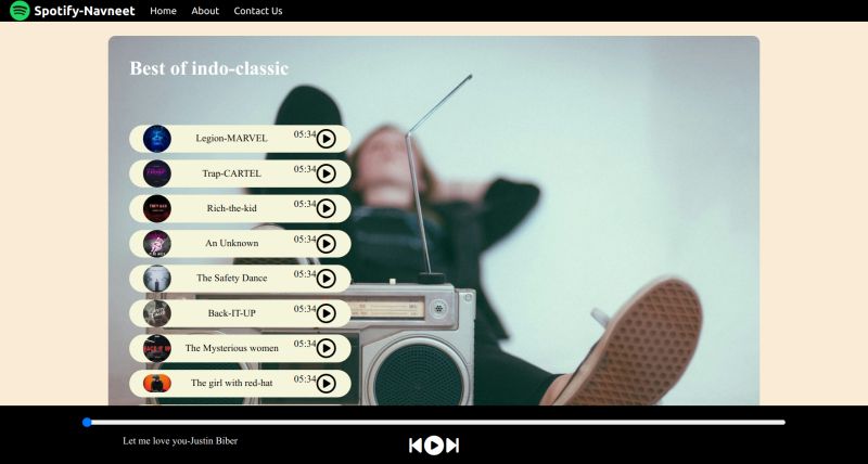 Navneet Prakash on LinkedIn: #spotifyclone #javascript #html #css # ... Navneet Prakash on LinkedIn: #spotifyclone #javascript #html #css # ...