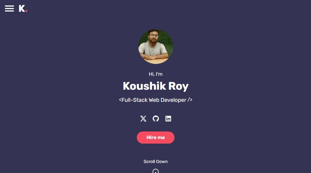 #nextjs #webdeveloper #web #frontenddeveloper #portfolio | Koushik Roy #nextjs #webdeveloper #web #frontenddeveloper #portfolio | Koushik Roy