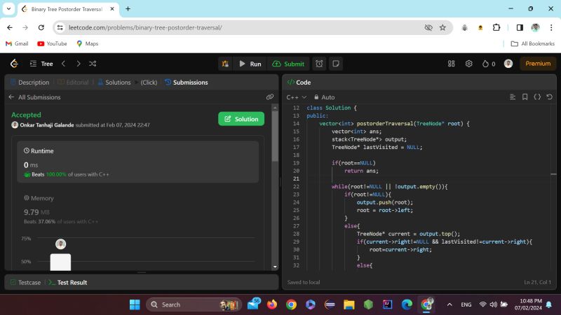 Onkar Galande on LinkedIn: #leetcode #problemsolving #datastructures Onkar Galande on LinkedIn: #leetcode #problemsolving #datastructures