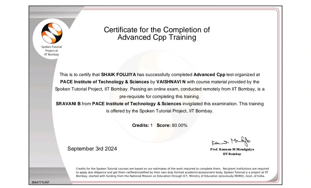 Shaik Foujiya on LinkedIn: #cplusplus #cpp #certification # ... Shaik Foujiya on LinkedIn: #cplusplus #cpp #certification # ...