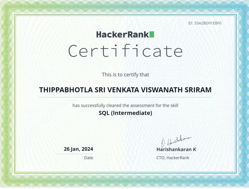 #sql #sqlqueries #dataanalysis #hackerrank | Sriram Thippabhotla #sql #sqlqueries #dataanalysis #hackerrank | Sriram Thippabhotla