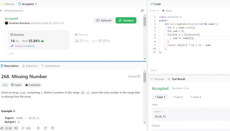 Shubham Bhardwaj on LinkedIn: #dsa #missingnumber #coding #90daysofcode ... Shubham Bhardwaj on LinkedIn: #dsa #missingnumber #coding #90daysofcode ...