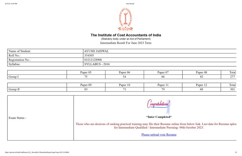 Ayush Jaiswal on LinkedIn: I'm elated to share that I've cleared CMA ... Ayush Jaiswal on LinkedIn: I'm elated to share that I've cleared CMA ...