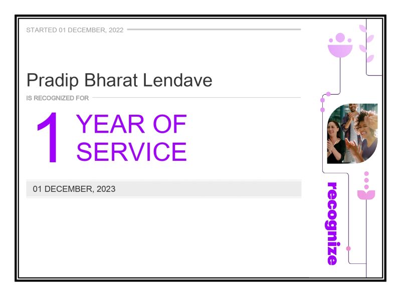 Pradip Lendave on LinkedIn: #oneyearstrong #workanniversary # ... Pradip Lendave on LinkedIn: #oneyearstrong #workanniversary # ...