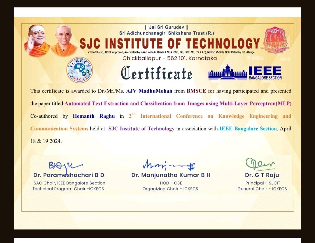 Madhumohan Arambakkam Jai Venkatesh on LinkedIn: #ieee #conference #ai Madhumohan Arambakkam Jai Venkatesh on LinkedIn: #ieee #conference #ai