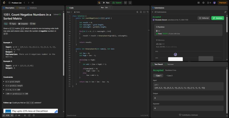 Resolved one LeetCode Java problem | Cherakala Gireesh posted on the ... Resolved one LeetCode Java problem | Cherakala Gireesh posted on the ...