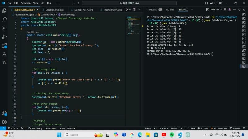 Arpita Verma on LinkedIn: #java #dsa #sortingalgorithms #bubblesort # ... Arpita Verma on LinkedIn: #java #dsa #sortingalgorithms #bubblesort # ...