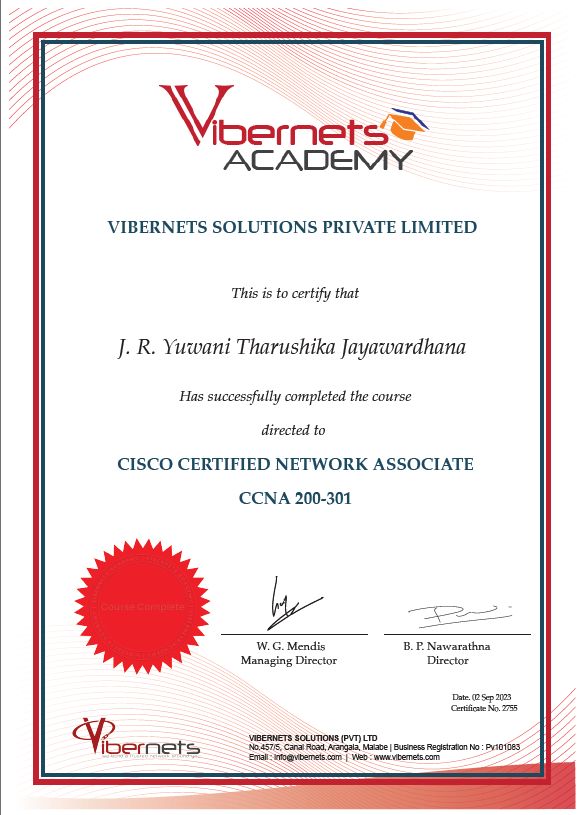 Yuwani Tharushika on LinkedIn: #ccna #networkingsuccess # ... Yuwani Tharushika on LinkedIn: #ccna #networkingsuccess # ...