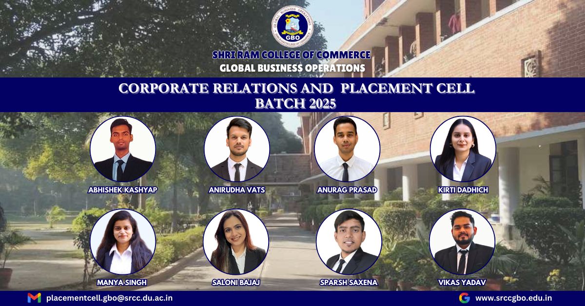 Global Business Operations (GBO) SRCC at Shri Ram College of Commerce ... Global Business Operations (GBO) SRCC at Shri Ram College of Commerce ...