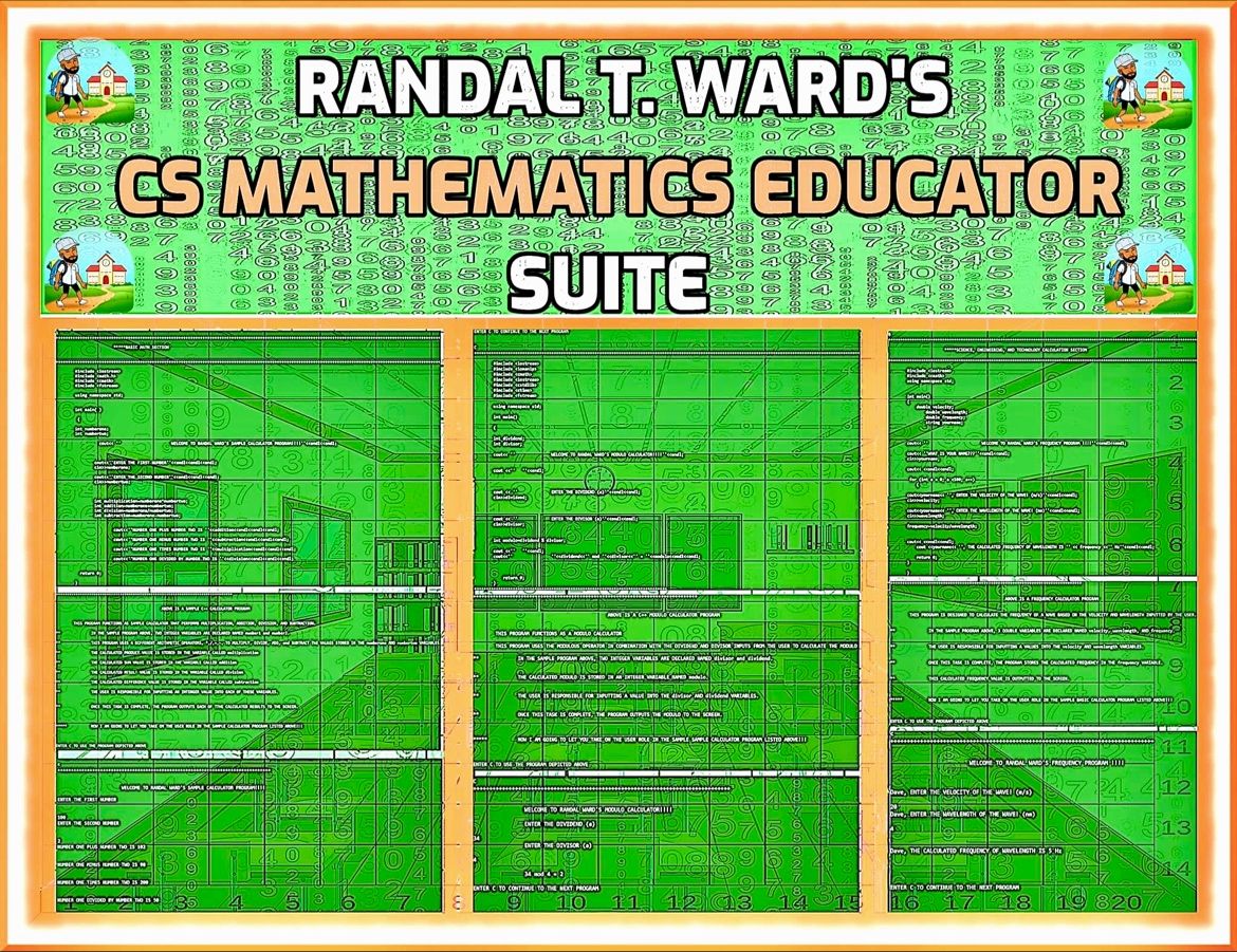 How C++ developed CS MATHEMATICS EDUCATOR SUITE | Randal Ward posted on ... How C++ developed CS MATHEMATICS EDUCATOR SUITE | Randal Ward posted on ...