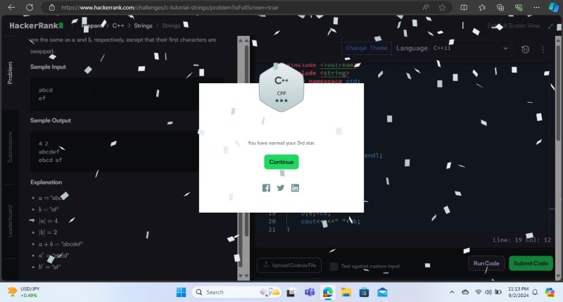 Sarthak Agnihotri on LinkedIn: #coding #cpp #hackerrank #programming # ... Sarthak Agnihotri on LinkedIn: #coding #cpp #hackerrank #programming # ...