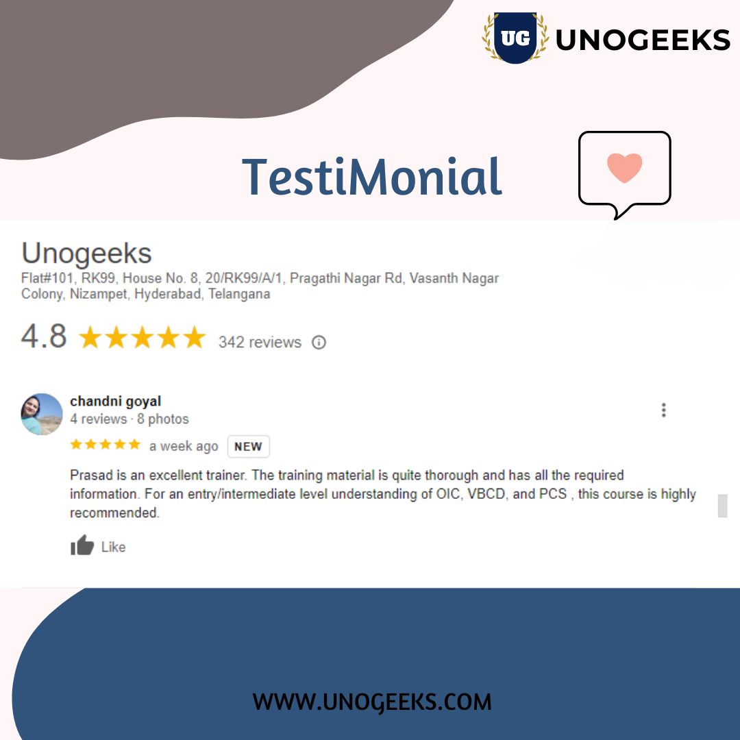 Prasad K, Unogeeks on LinkedIn: #clientfeedback #customersuccess # ... Prasad K, Unogeeks on LinkedIn: #clientfeedback #customersuccess # ...