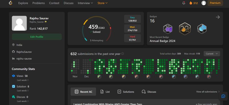 Rajshu Saurav on LinkedIn: #leetcode #codingstreak #problemsolving # ... Rajshu Saurav on LinkedIn: #leetcode #codingstreak #problemsolving # ...