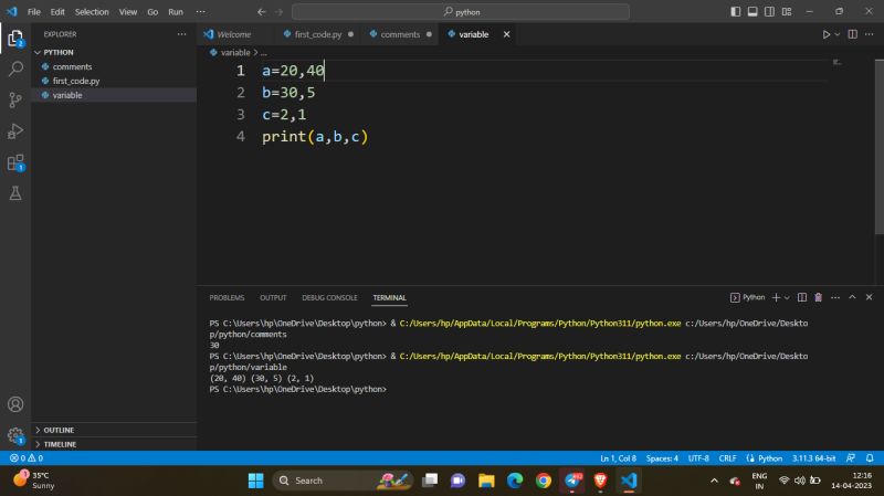 sathvik Mannava on LinkedIn: Task 4.2 variables Kiran Sagar PythonLife sathvik Mannava on LinkedIn: Task 4.2 variables Kiran Sagar PythonLife