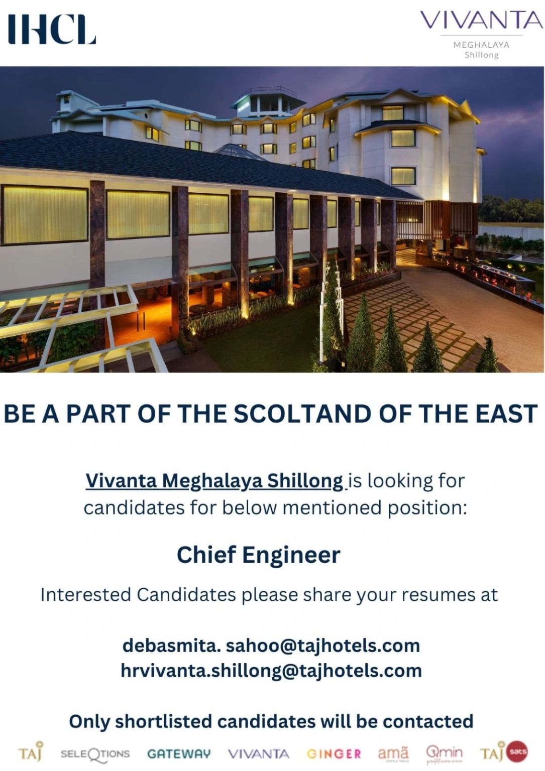 Debasmita Sahoo on LinkedIn: #opportunity #shillong Debasmita Sahoo on LinkedIn: #opportunity #shillong